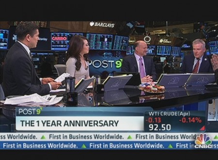 One-year anniversary of CNBC's NYSE floor set - Talking Biz News
