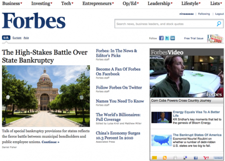 What Forbes' ad strategy might mean in the long run - Talking Biz News